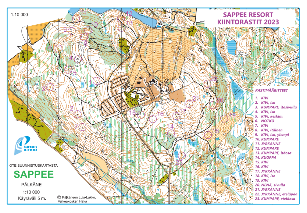 Kiintorastit - Sappee Resort